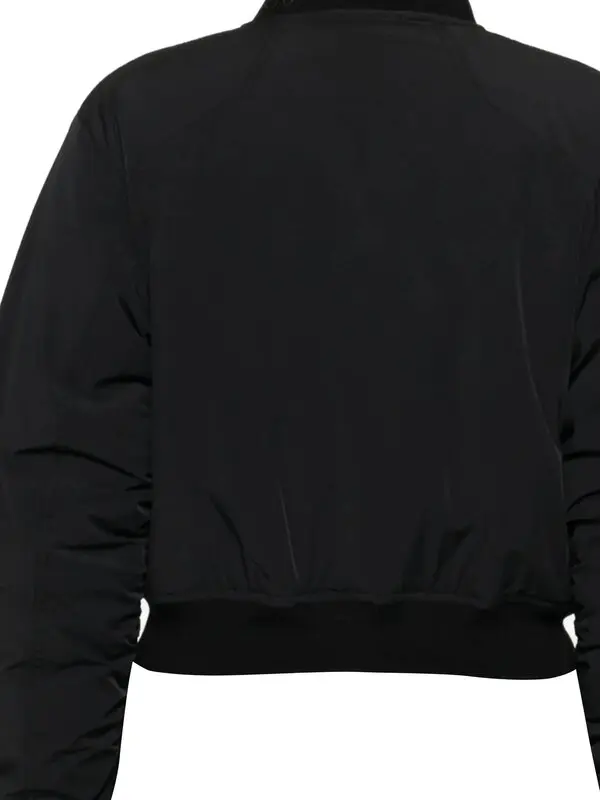 THOM KROM Zip-up Ruched Bomber Jacket
