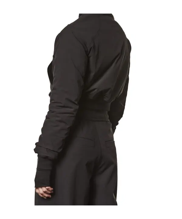 THOM KROM Zip-up Ruched Bomber Jacket
