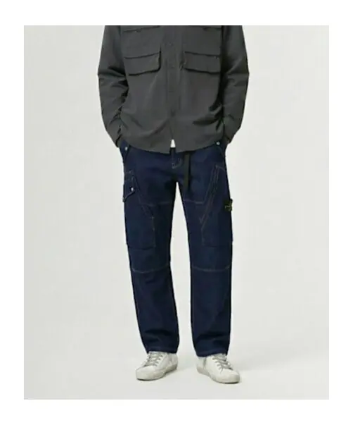 Stone Island Elastic Waist Casual Pants