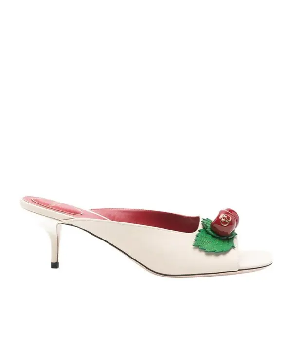 Valentino Garavani Cherrific Embellished Mules