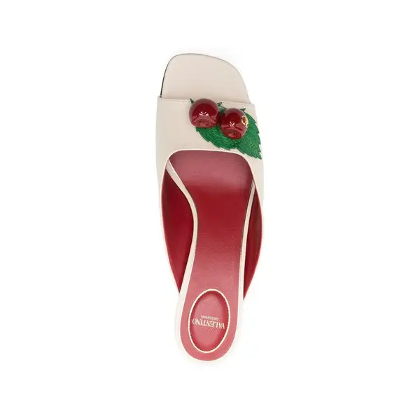 Valentino Garavani Cherrific Embellished Mules