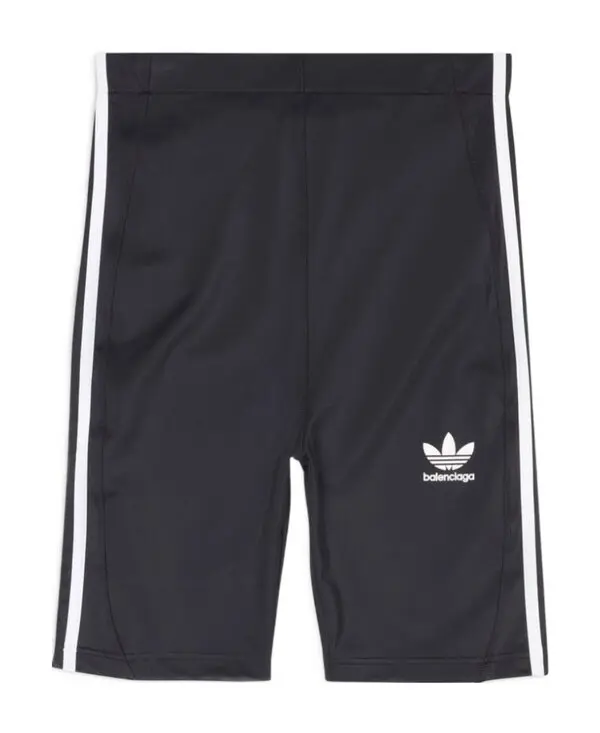 Balenciaga X Adidas Logo Printed Biker Shorts - No