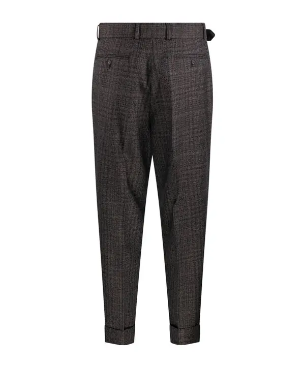 Officine Générale Hugo Virgin Wool Pants - Black