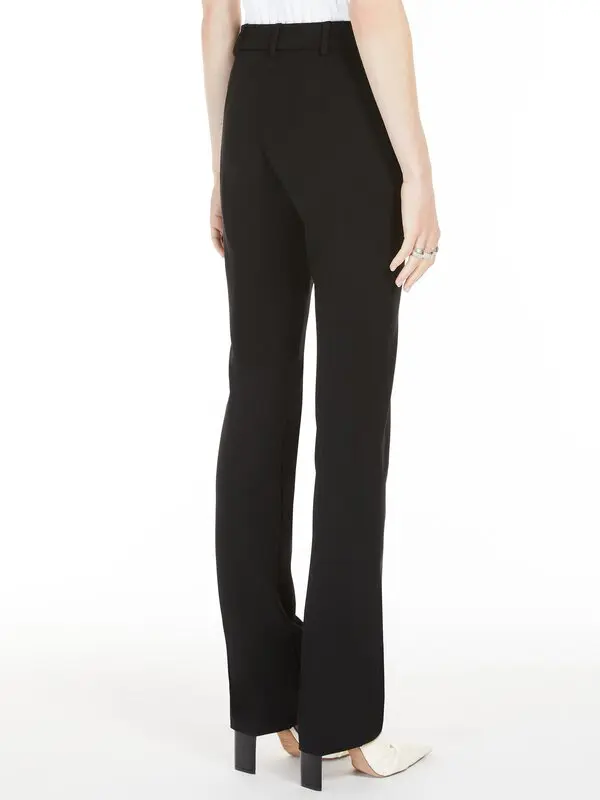 Sportmax Straight Leg Crepe Pants