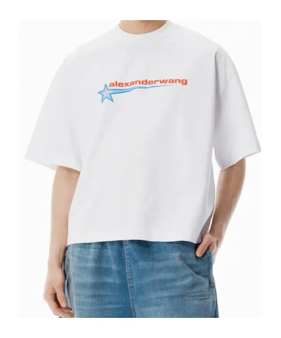 Alexander Wang Star Patterned Crewneck T-shirt
