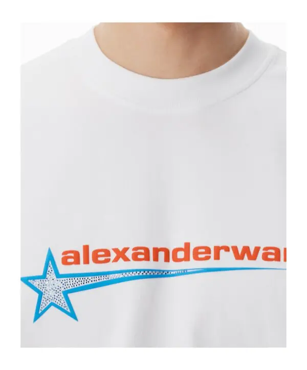 Alexander Wang Star Patterned Crewneck T-shirt