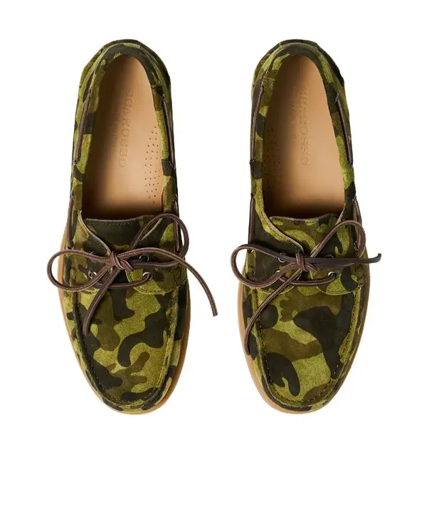 SCAROSSO Morgan Camo Boat Shoes