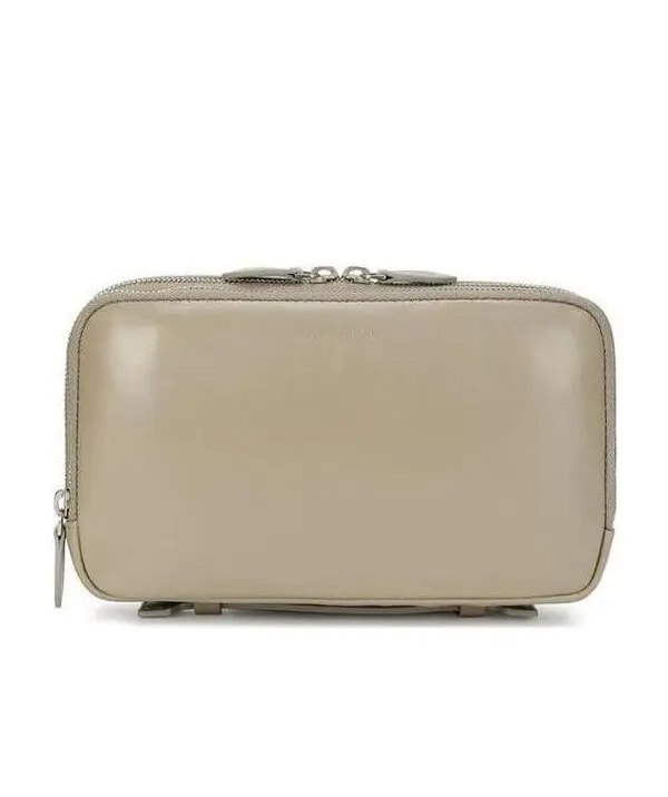 Emporio Armani Logo Detail Clutch - Nude