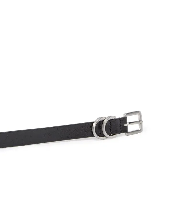 Pinko Logo Buckle Leather Belt