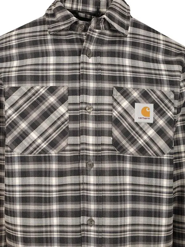 Carhartt Work In Progress Cronyn Plaid Shirt Jacket - Black