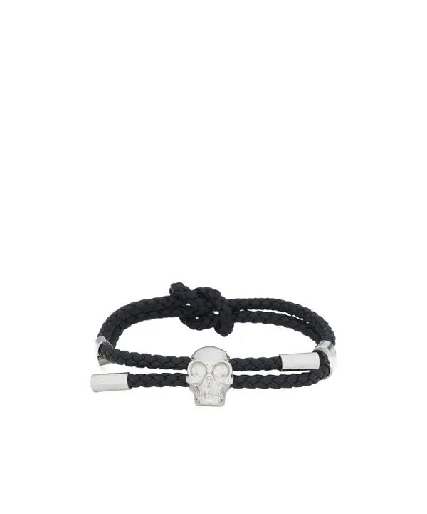 Alexander McQueen Skull Charm Bracelet - Black