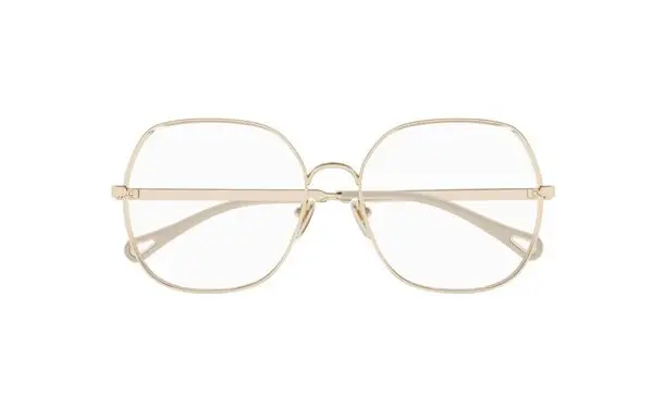 Chloé Eyewear Geometric-frame Glasses - Nude