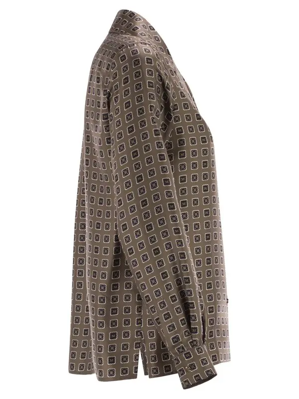 Max Mara Disco All-over Printed Button-up Shirt