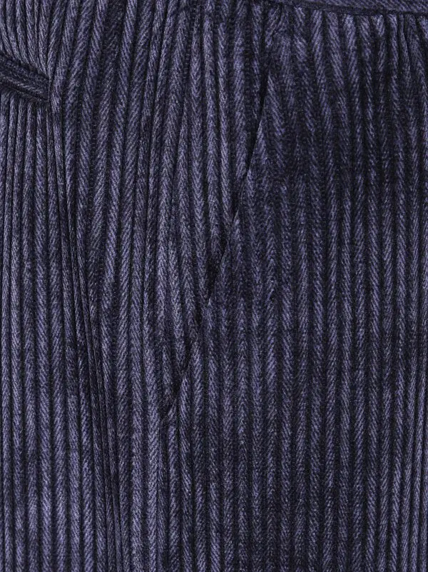 Emporio Armani Printed Corduroy Trousers