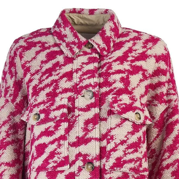 Isabel Marant Étoile Long-sleeved Printed Coat