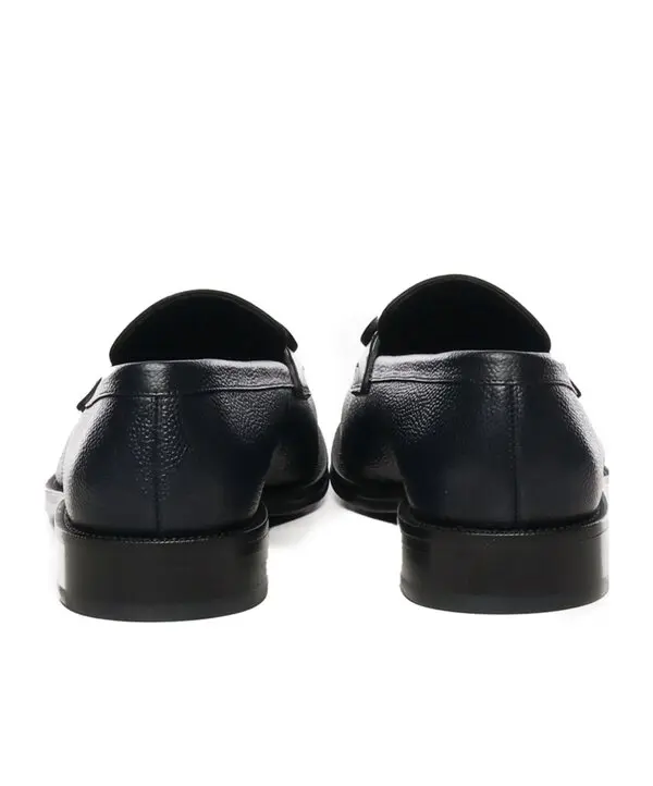 FERRAGAMO Gancini Buckled Loafers - Black