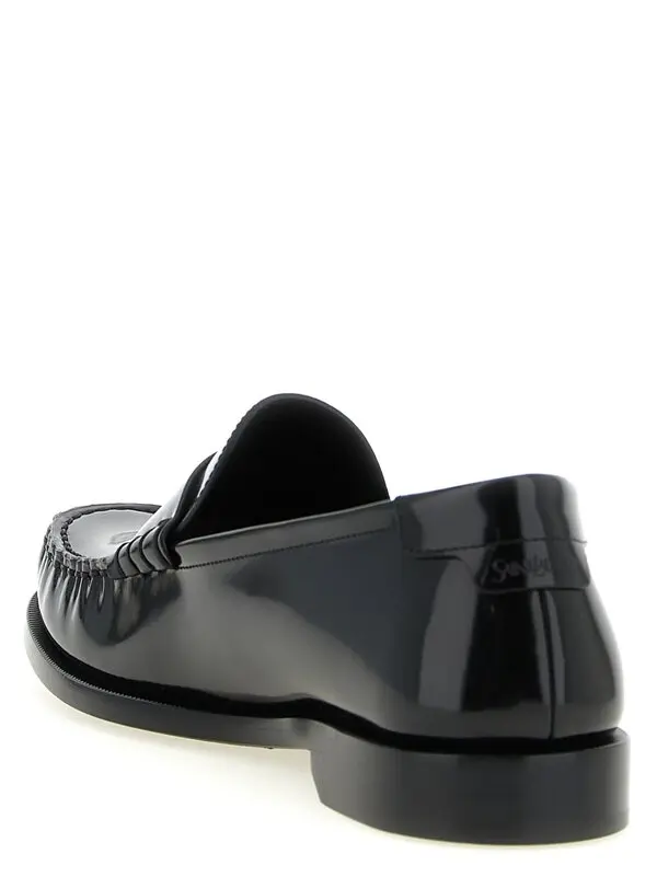 Saint Laurent Le Loafer Slip-on Loafers - Black