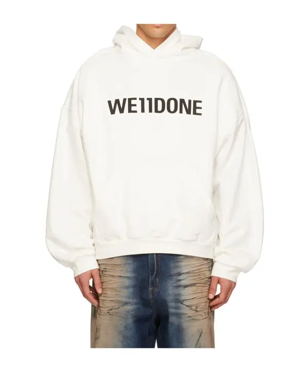 We11Done Long-sleeved Hooded Sweatshirt