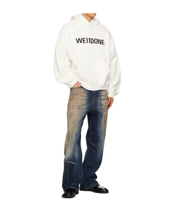 We11Done Long-sleeved Hooded Sweatshirt