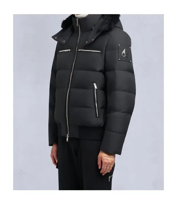 Moose Knuckles Cloud Shearling Bomber Jacket