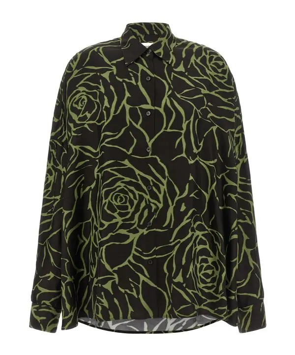 Dries Van Noten Casia Printed Shirt - Black