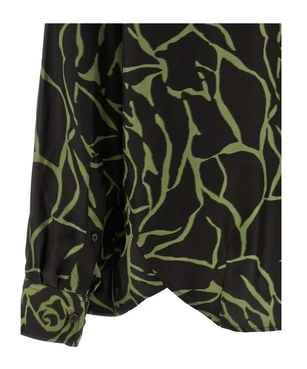 Dries Van Noten Casia Printed Shirt - Black