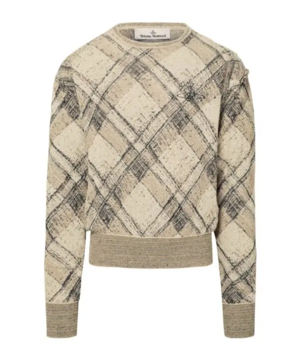 VIVIENNE WESTWOOD Broken Tartan Jumper