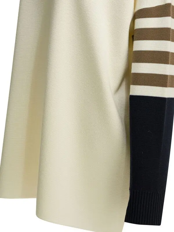 Max Mara Striped Sleeve Hoodie