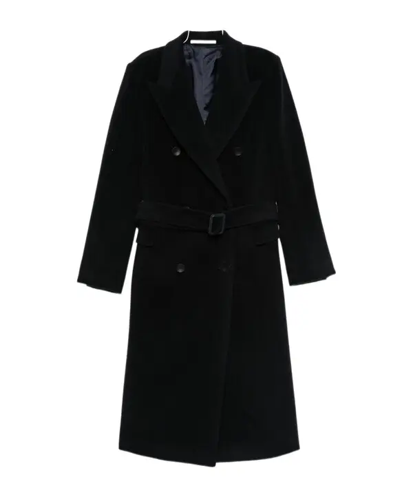 Tagliatore Long-sleeved Coat - Black