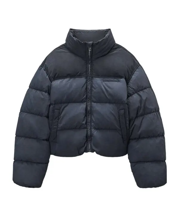 Alexander Wang Cropped Puffer Jacket - Black