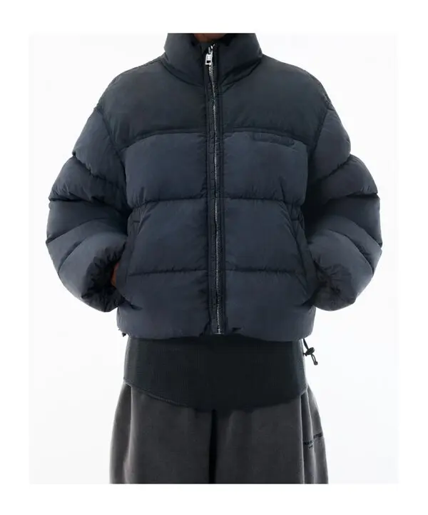 Alexander Wang Cropped Puffer Jacket - Black