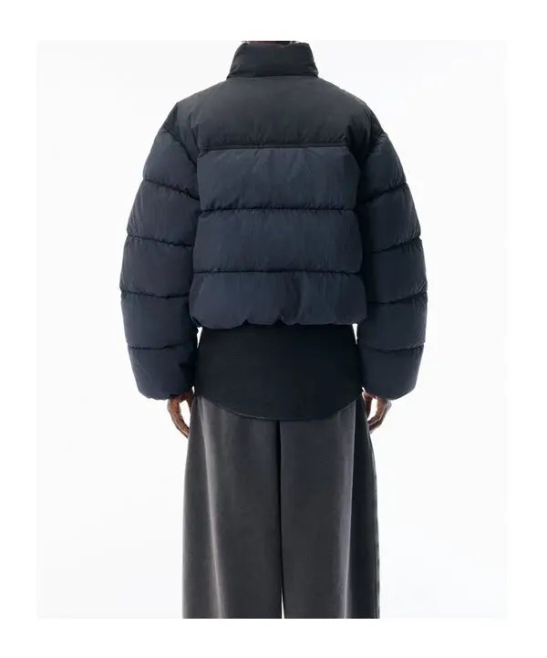 Alexander Wang Cropped Puffer Jacket - Black