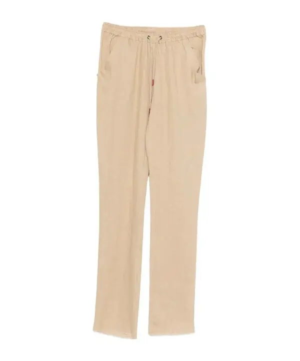 Kiton Drawstring Waist Trousers - Nude