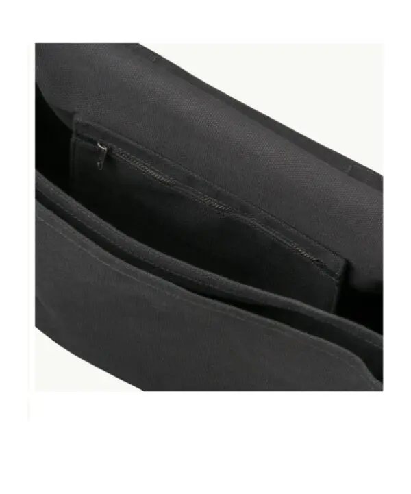 A.p.c. Recuperation Foldover Messenger Bag - Black