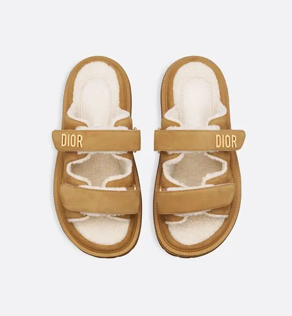 Dior Dioract Slides - Brown