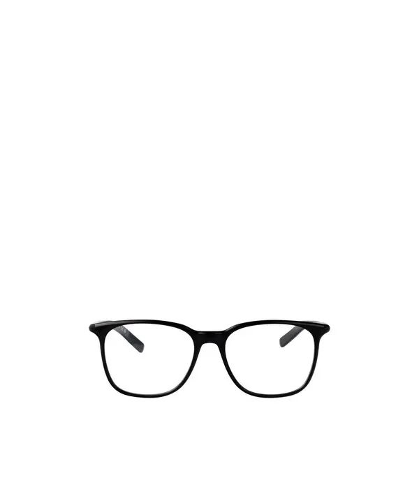 Montblanc Eyewear Logo Plaque Square Frame Glasses - Black