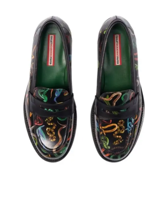 SCAROSSO Snakes Storm Loafers