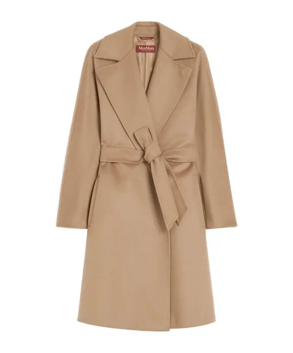Max Mara Dravenna Belted Coat - Camel