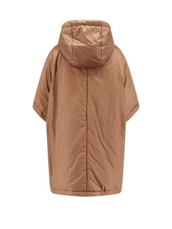 Max Mara The Cube Hooded Cape Jacket - Brown