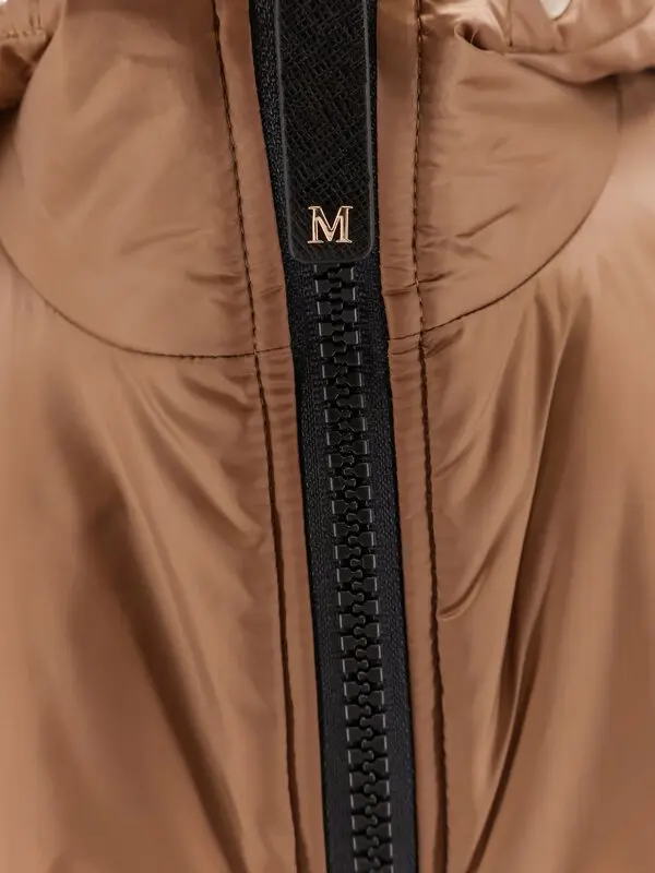 Max Mara The Cube Hooded Cape Jacket - Brown