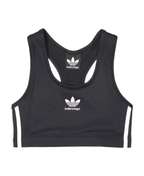 Balenciaga X Adidas Cropped Top - Black/white