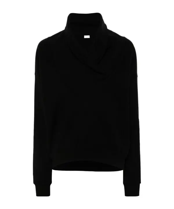 Saint Laurent V-neck Drop Shoulder Hoodie