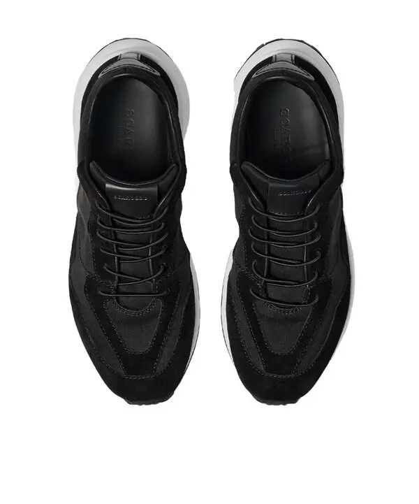 SCAROSSO Achille Lace Up Sneakers - Black