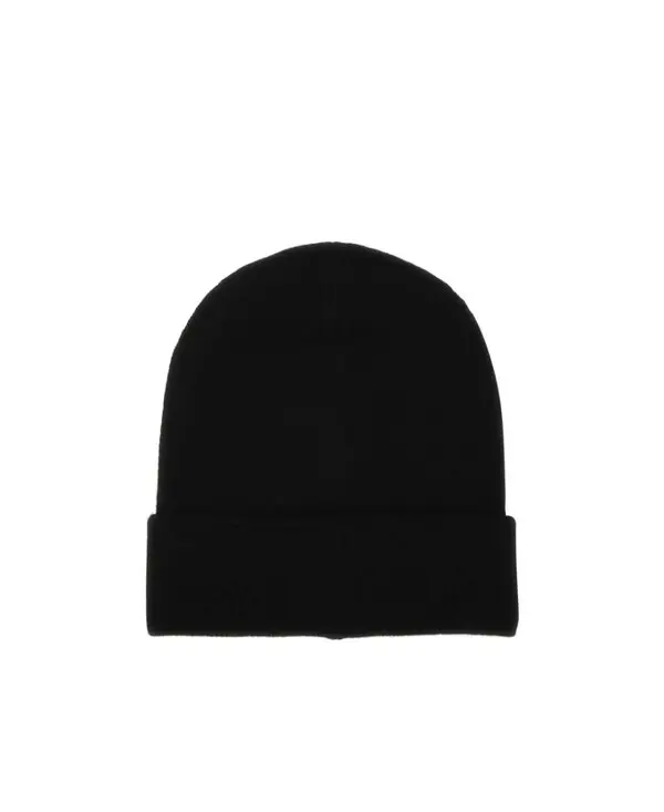 Alexander McQueen Logo Embroidered Beanie - Black