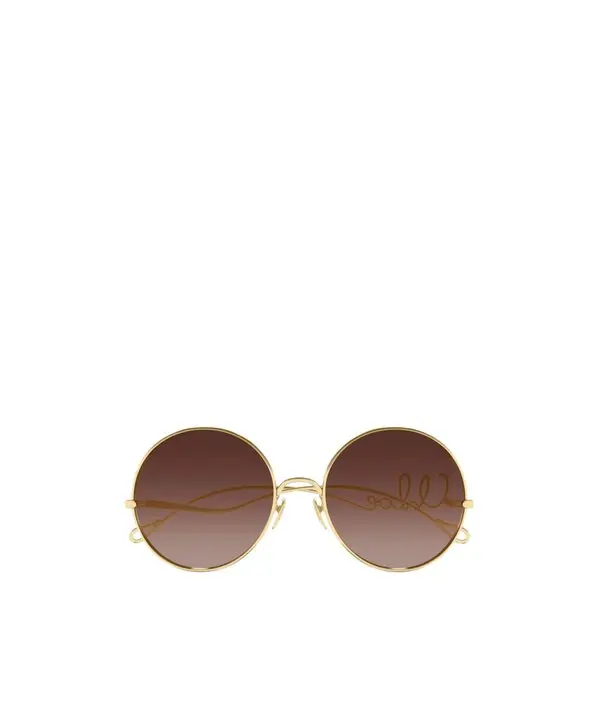 Chloé Round Frame Sunglasses - Brown