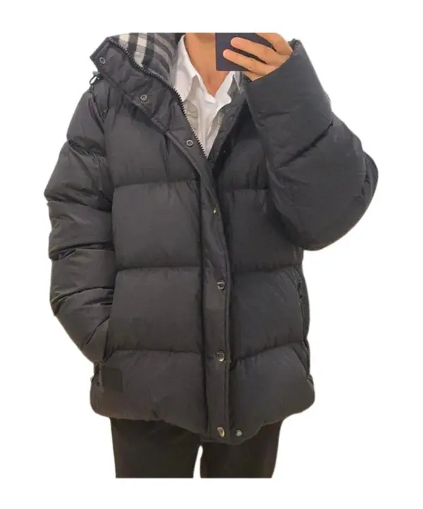 Burberry Hooded Puffer Jacket With Duck Down And Feather Fill