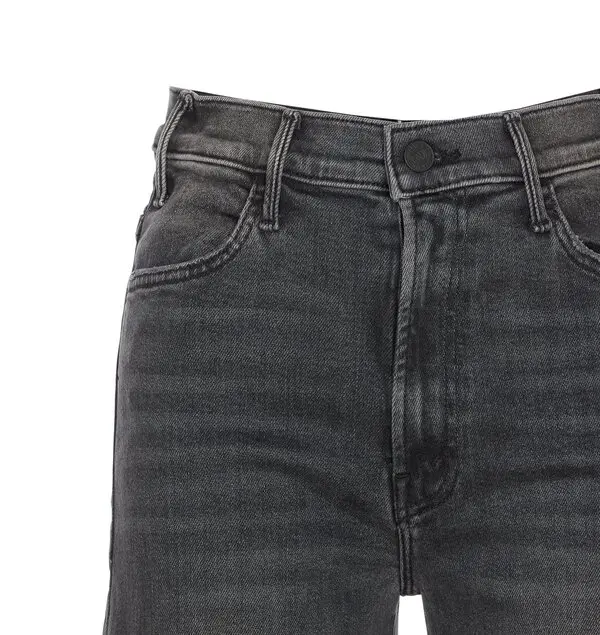 MOTHER The Patch Maven Sneak Jeans - Black