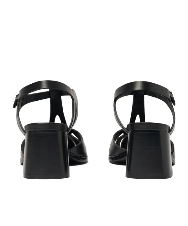 SCAROSSO Giulia Fisherman Sandals - Black