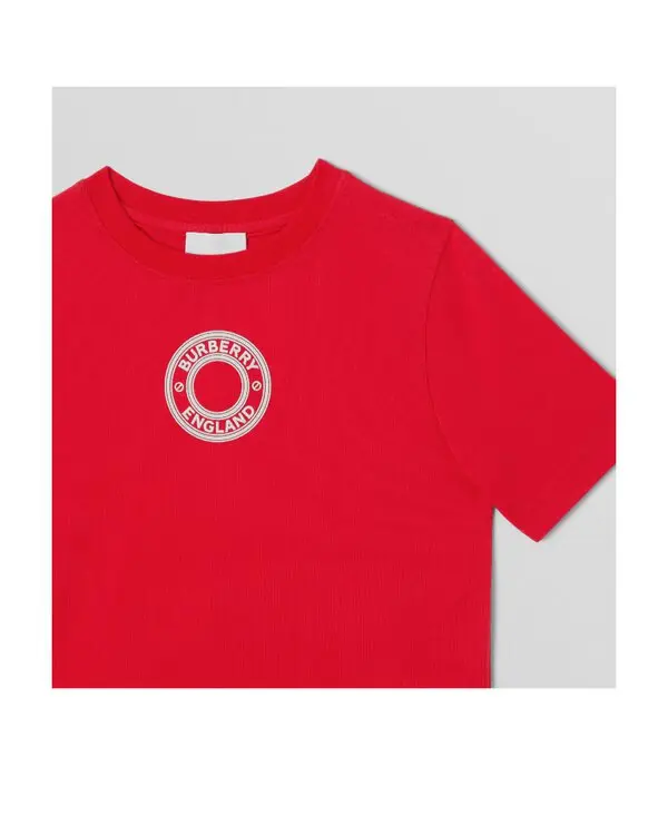 Burberry Logo Print Cotton T-shirt