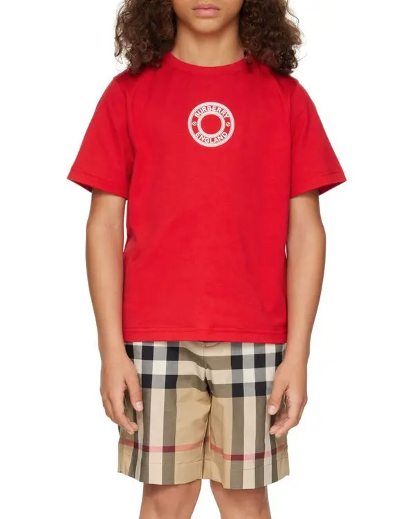 Burberry Logo Print Cotton T-shirt